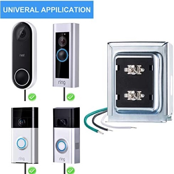 Other | Doorbell Transformer Ring Video Doorbell Pro 16v 3va Hardwired ...